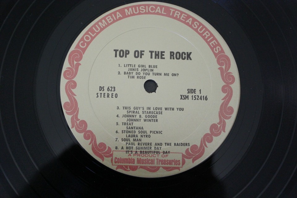 TOP OF ROCK - COLUMBIA MUSIC TREASURIES - P2S 5428 - RELEASED 1970 ...