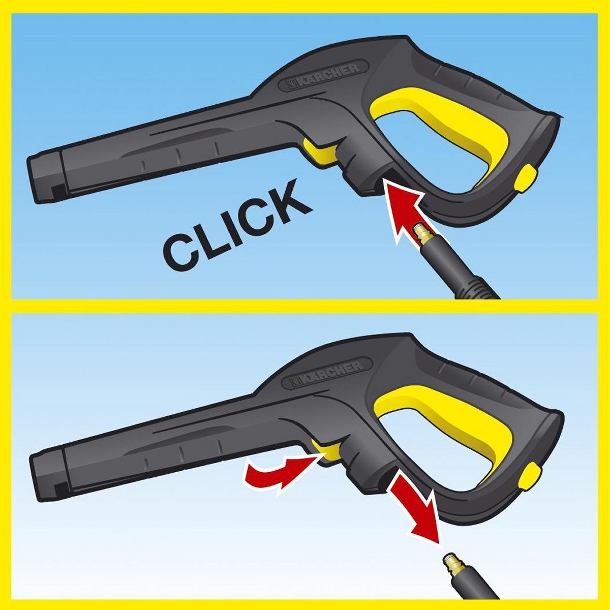 GENUINE KARCHER G180 Q Gun With Quick Release Action (2642889 2.642-889 ...