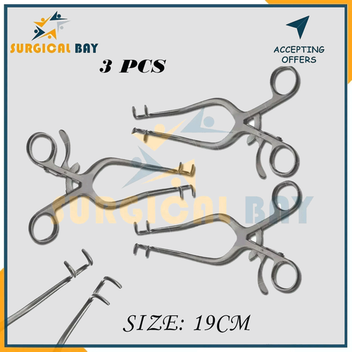 3pcs Set Kolbel Soft Tissue Retractors Premium Quality Orthopedic ...