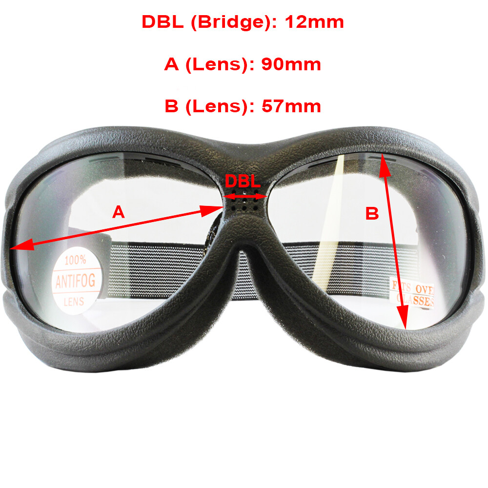 Global Vision Big Ben Goggles 2 Pairs Black Frames 1 Clear Lens 1 ...