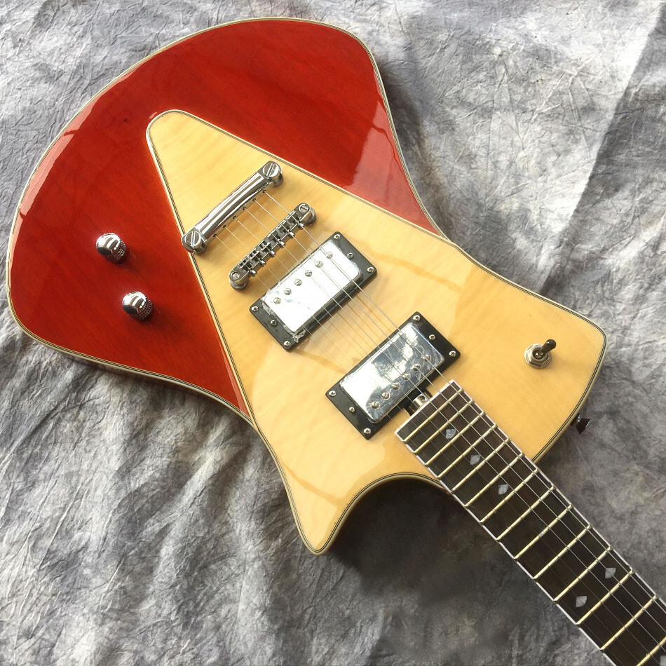 New Quality Electric Guitar Chrome Hardware Red Color | eBay