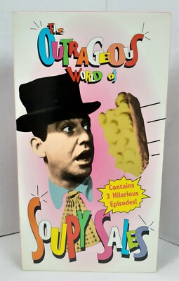 The Outrageous World Of Soupy Sales VHS 1995 Acme Video 3 Episodes ...