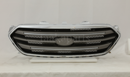 Front Bumper Upper Mesh Grille Grill Chrome For 2013-2019 Ford Taurus ...