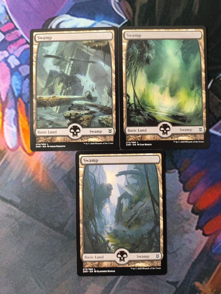 Full Art Basic Land Complete Set of 15 | Zendikar Rising | % Off 2 ...