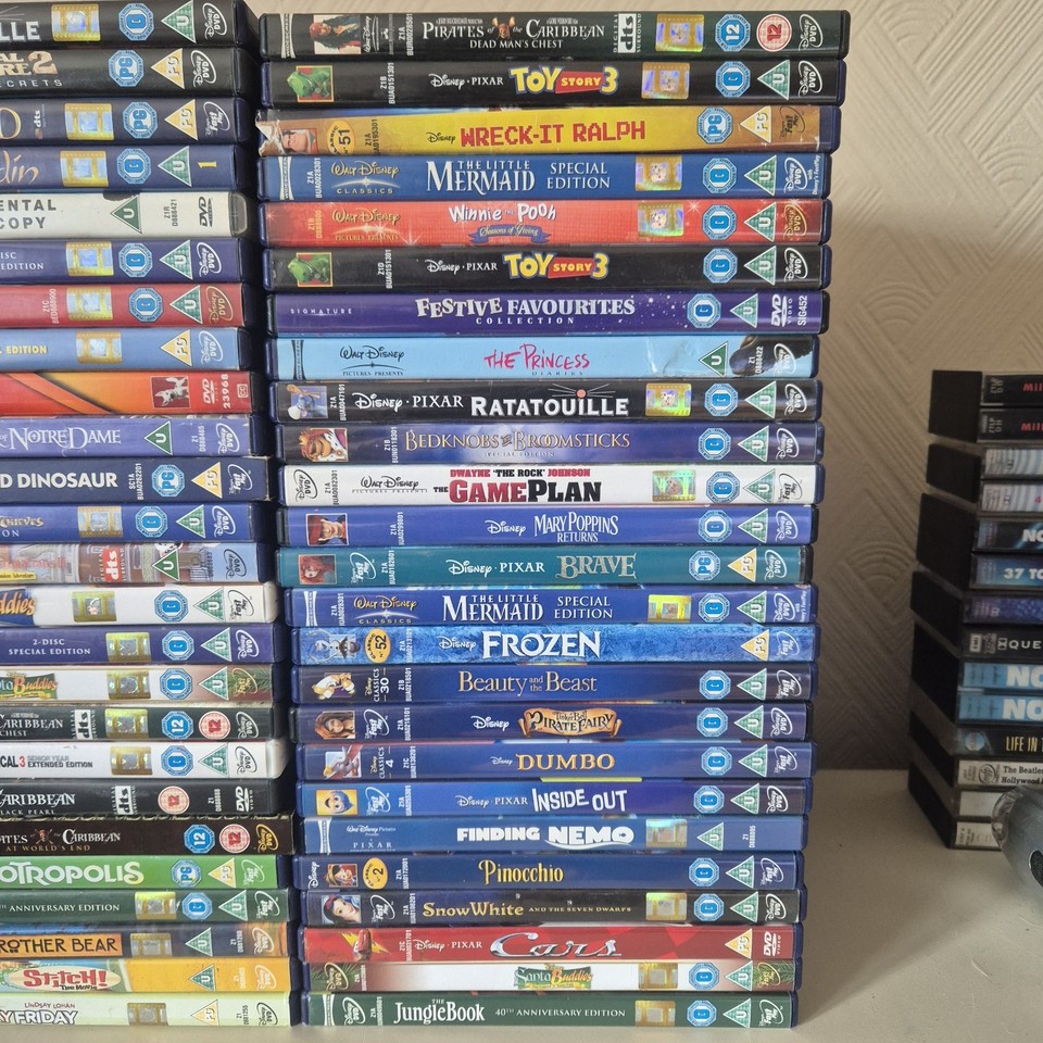 Disney Classic Pixar Film Bundle 50 DVDs, Job Lot Mystery Bundle | eBay UK