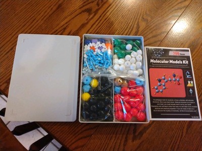 MOLECULAR MODELS KIT Molecular Model Kit, 3D Plastic, 200 pcs. | eBay