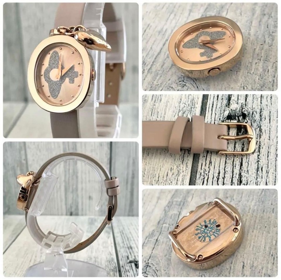 [Good Condition] vivienne Watch Heart Charm Ladies | eBay