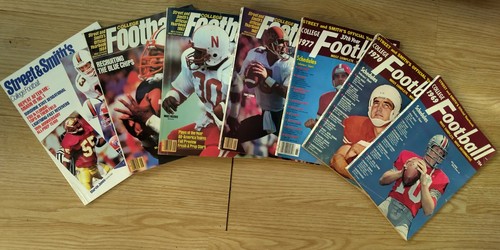 STREET AND SMITHS COLLEGE FOOTBALL YEARBOOK COLLECTION STEVE WORSTER ...