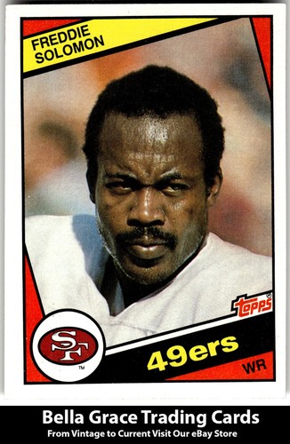 1984 Topps Freddie Solomon #360 San Francisco 49ers NFL | eBay