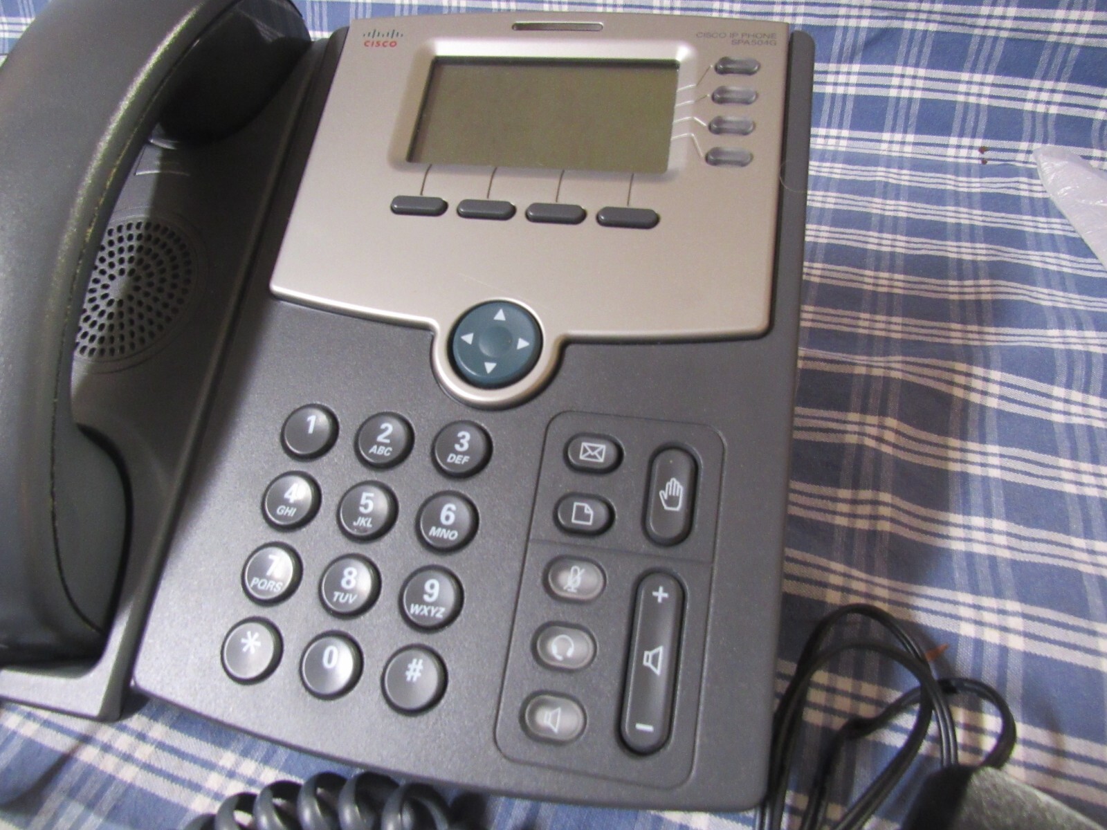 Cisco SPA 504G 4-Line, 2-Port Switch PoE IP Phone #1 FAST FREE SHIPPING ...