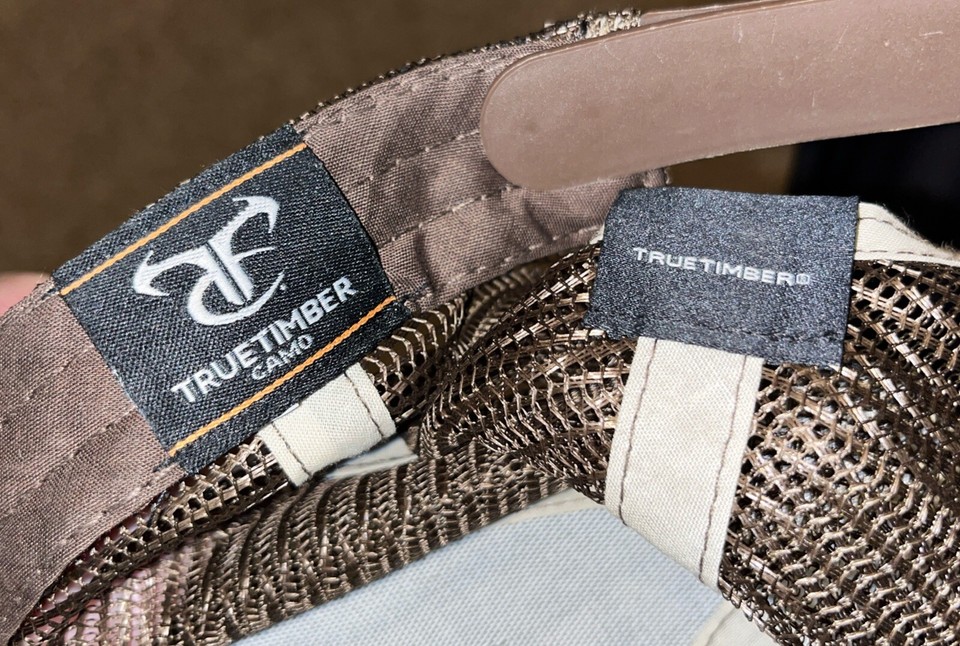 TrueTimber Camo Strata SnapBack Mesh Hat Cap Sitka EXCELLENT CONDITION ...