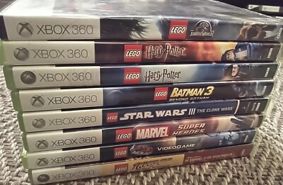 Lego Xbox 360 Games Bundle 9 Game lot!! All Tested! Most Complete!! | eBay