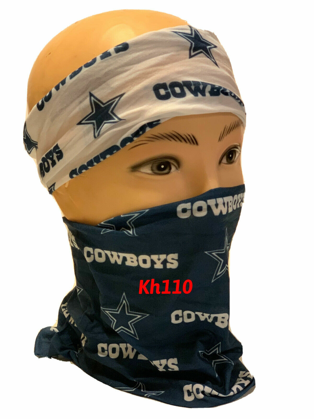 NFL Dallas Cowboys Face Mask Balaclava Head wear Neck Scarf | eBay
