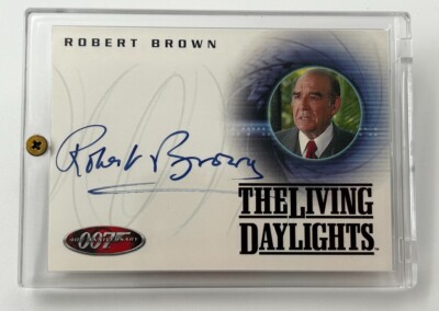 Robert Brown - Autograph Card A18 - James Bond 007 - The Living ...