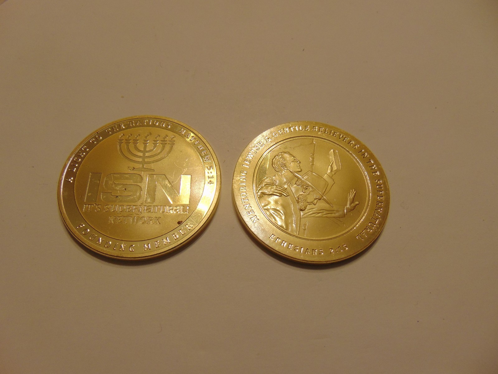 CHALLENGE COIN TOKEN MENTORING JEWISH AND GENTILE BELIEVERS ...