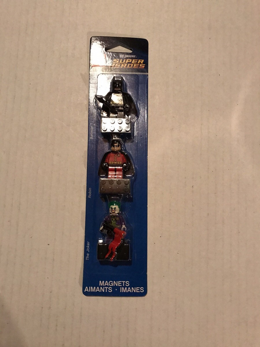 Lego Super Heroes Magnet Set Batman Robin And The