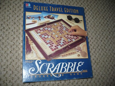 SCRABBLE DELUXE TRAVEL EDITION BOARD GAME ***COMPLETE*** | eBay