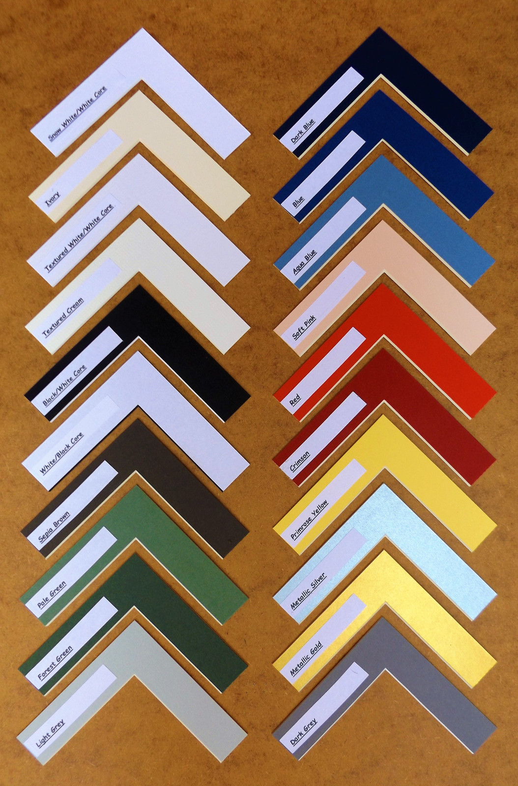 Cardboard PICTURE MOUNTS for 7x5" Picture Frame Lots of colours & cut ...