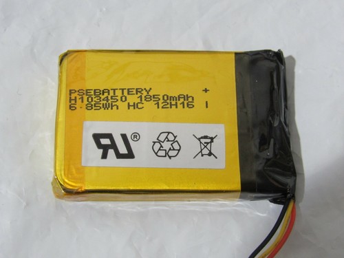 PSE BATTERY H103450 3.7v 1850mAh Li-Polymer Rechargeable Battery size ...
