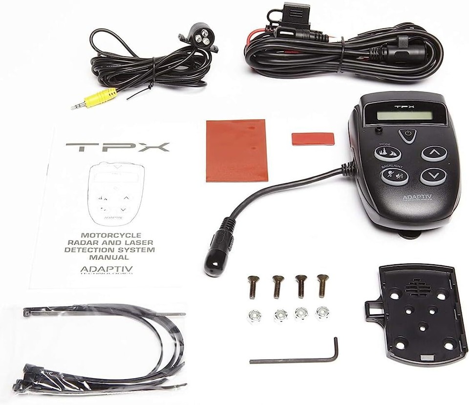 Adaptive Technologies TPX Pro Motorcycle Radar and Laser Detector Set ...