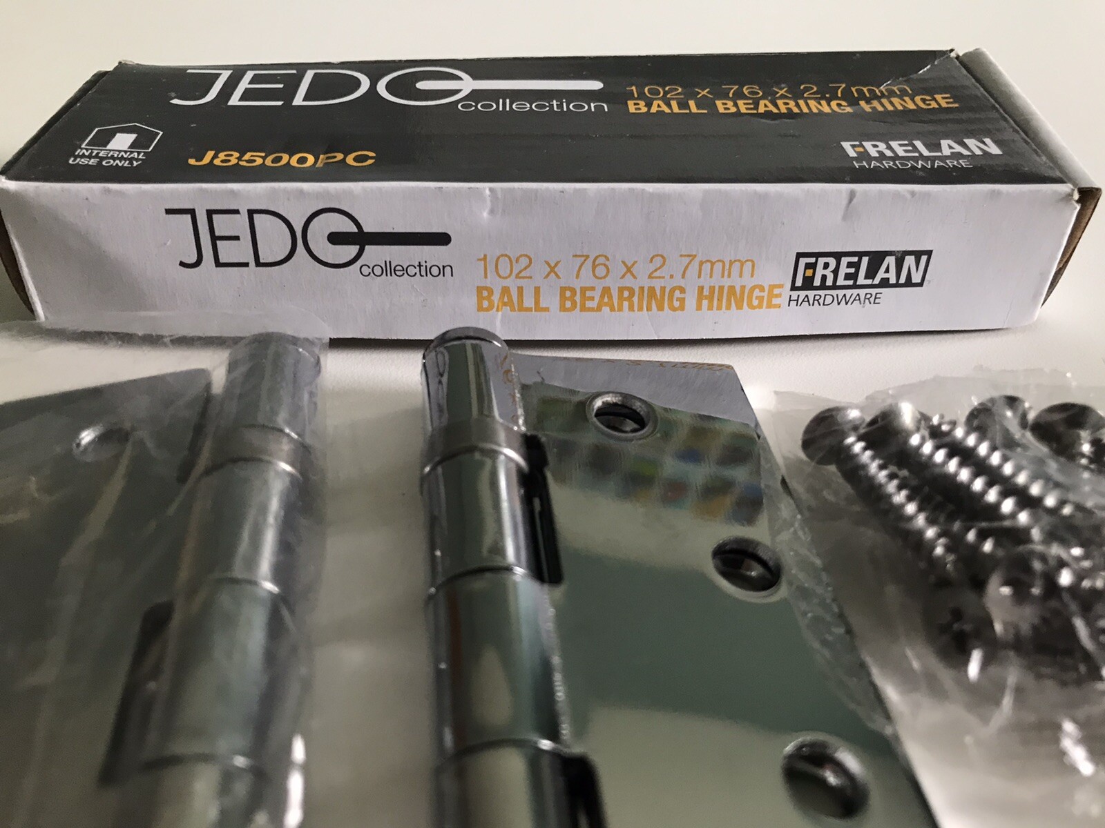 Frelan Hardware Jedo Ball Bearing Hinge 102x76x2.7mm 4” J8500PC ...