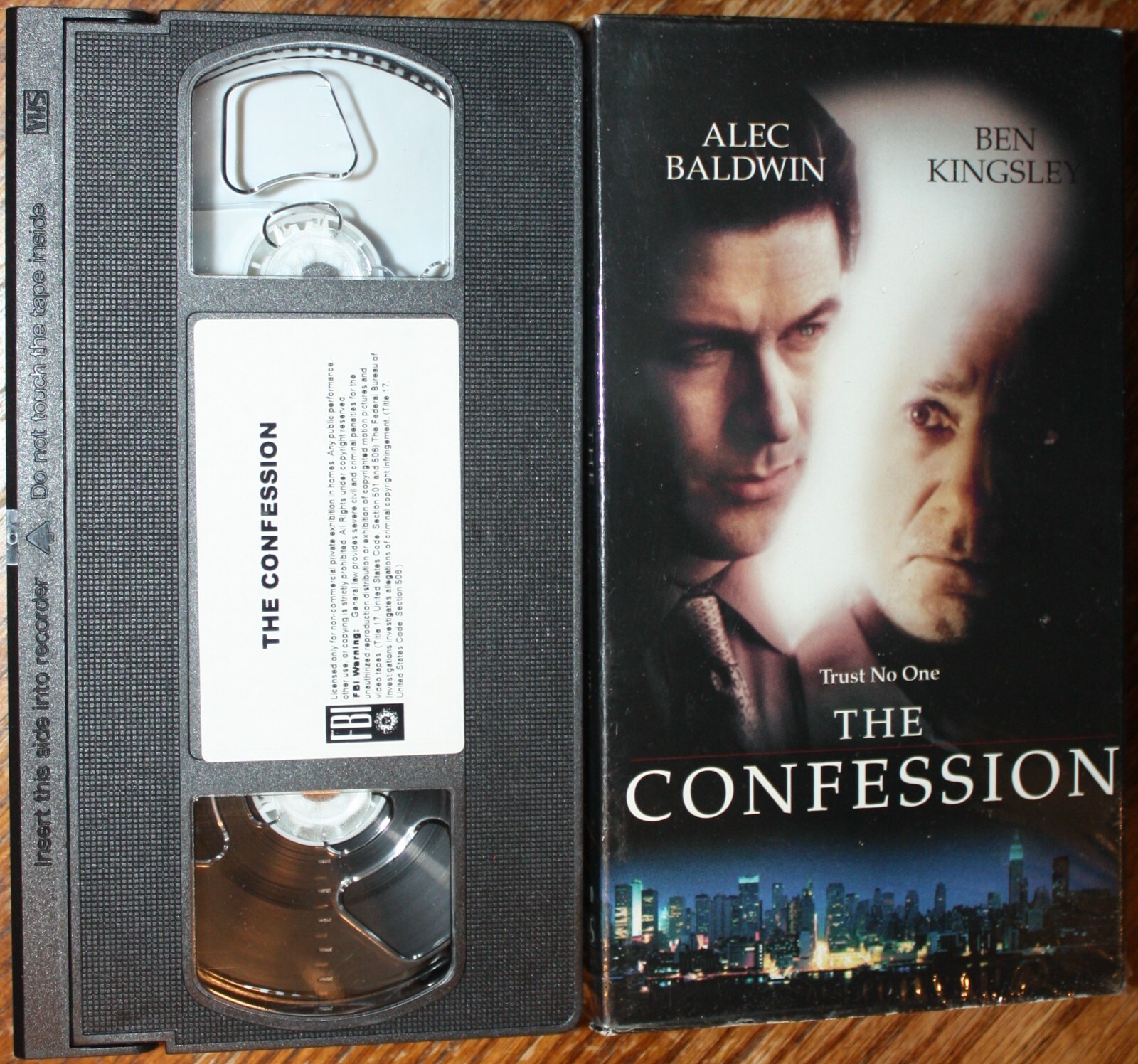THE CONFESSION (vhs) Alec Baldwin, Ben Kingsley, Amy Irving. VG Cond ...