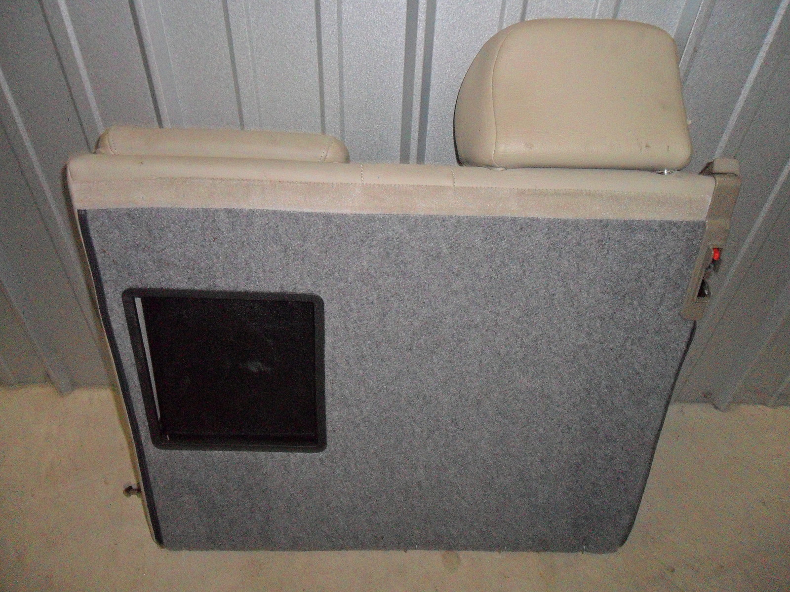 Volvo S70 Tan Beige Leather Seat Back Passenger Right Rear Armrest ...