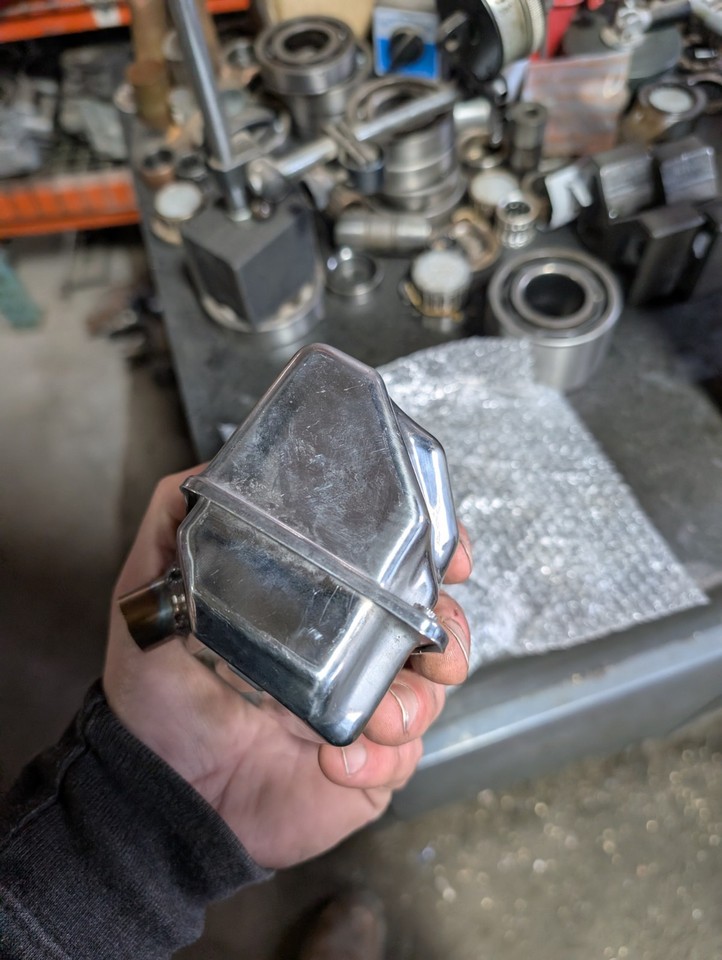 Stainless Dual Port Muffler Exhaust For Stihl 024 026 MS240 MS260 ...