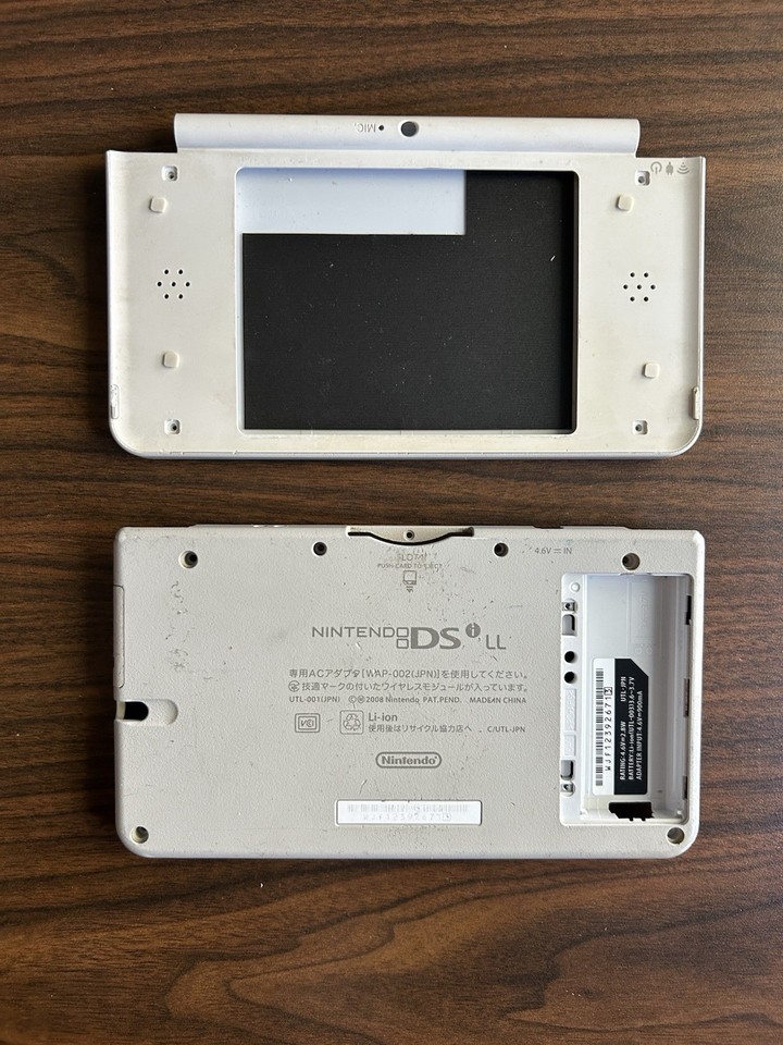 Original Nintendo DSi XL Housing Shell Case Replacement WHITE- FAST ...
