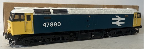 HIGH END KIT BUILT O GAUGE CLASS 47 DIESEL LOCO 47890 BR YELLOW END ...