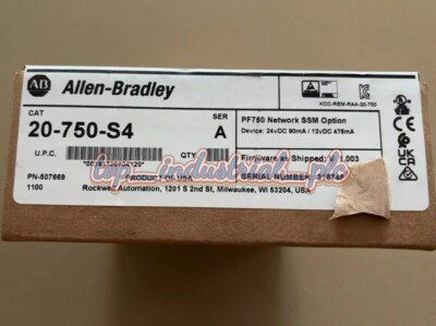 Factory Sealed Allen-Bradley 20-750-S4 /A New Sealed Module 20 750 S4 ...
