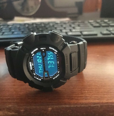 Casio G-Schock G9000MS-1 52mm Black Resin Case with Black Resin Band ...