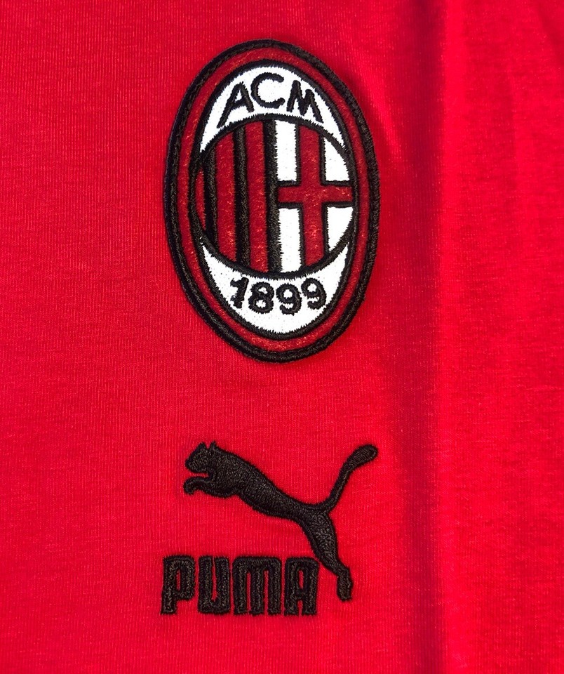 AC Milan ACM Red Soccer Football FtblHeritage T7 T-Shirt Tee Puma 2XL ...