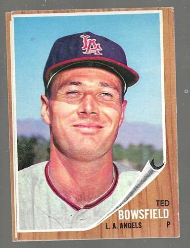 1962 Topps 369 Ted Bowsfield Los Angeles Angels EX-MT | eBay