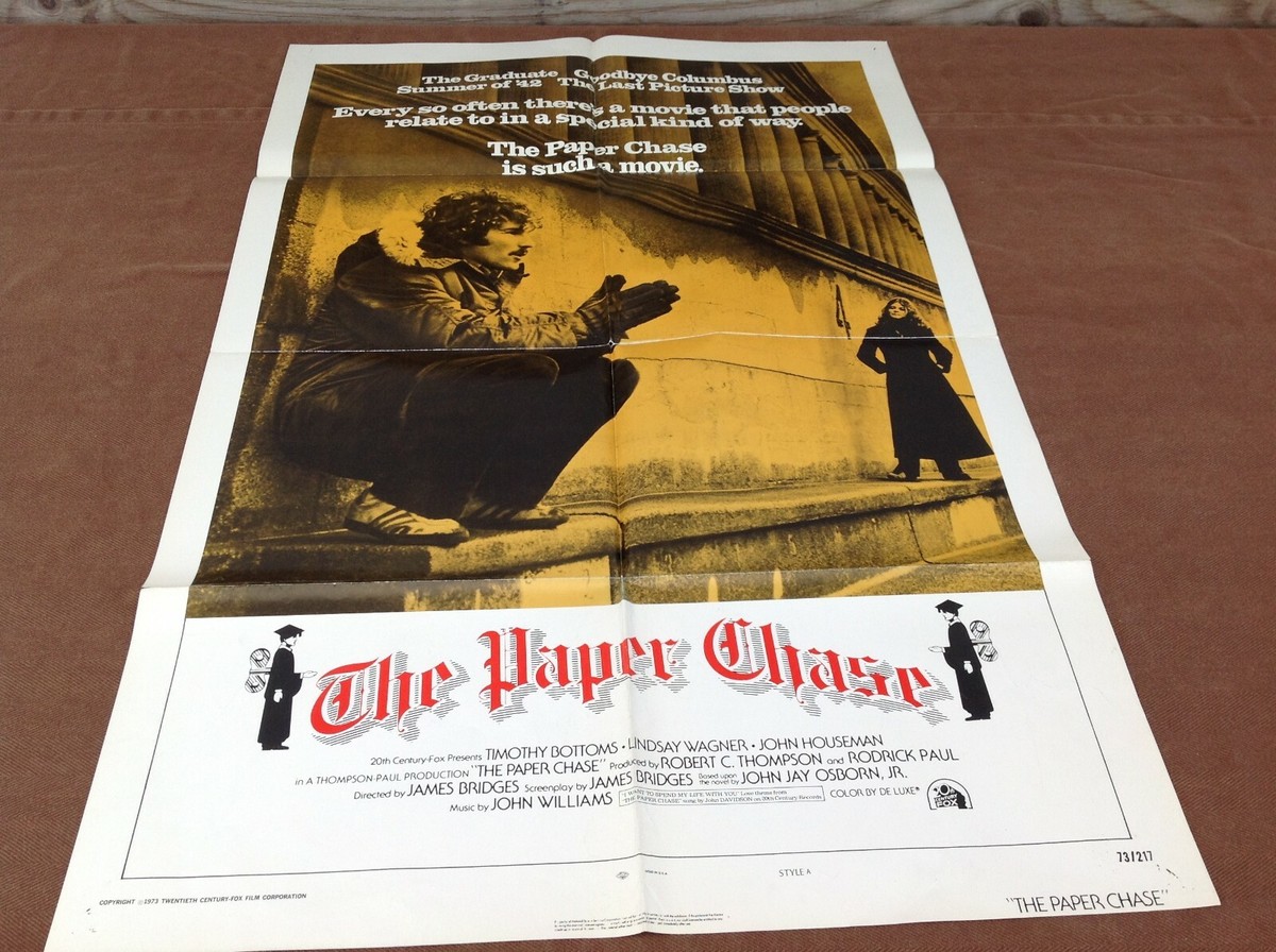 The Paper Chase Movie Poster The Paper Chase Movie: Watch Streaming