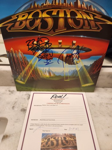 Autographed Boston Dont Look Back Album...Delp/Scholz...Epperson Cert ...