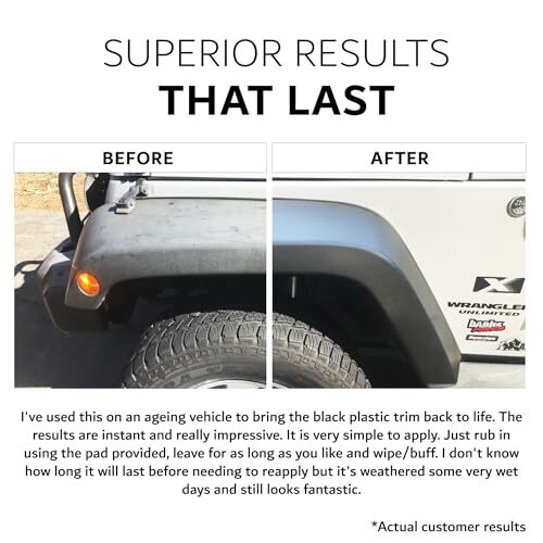 Plastic Restorer- Bring Plastic, Rubber, and Vinyl | User Friendly Trim ...