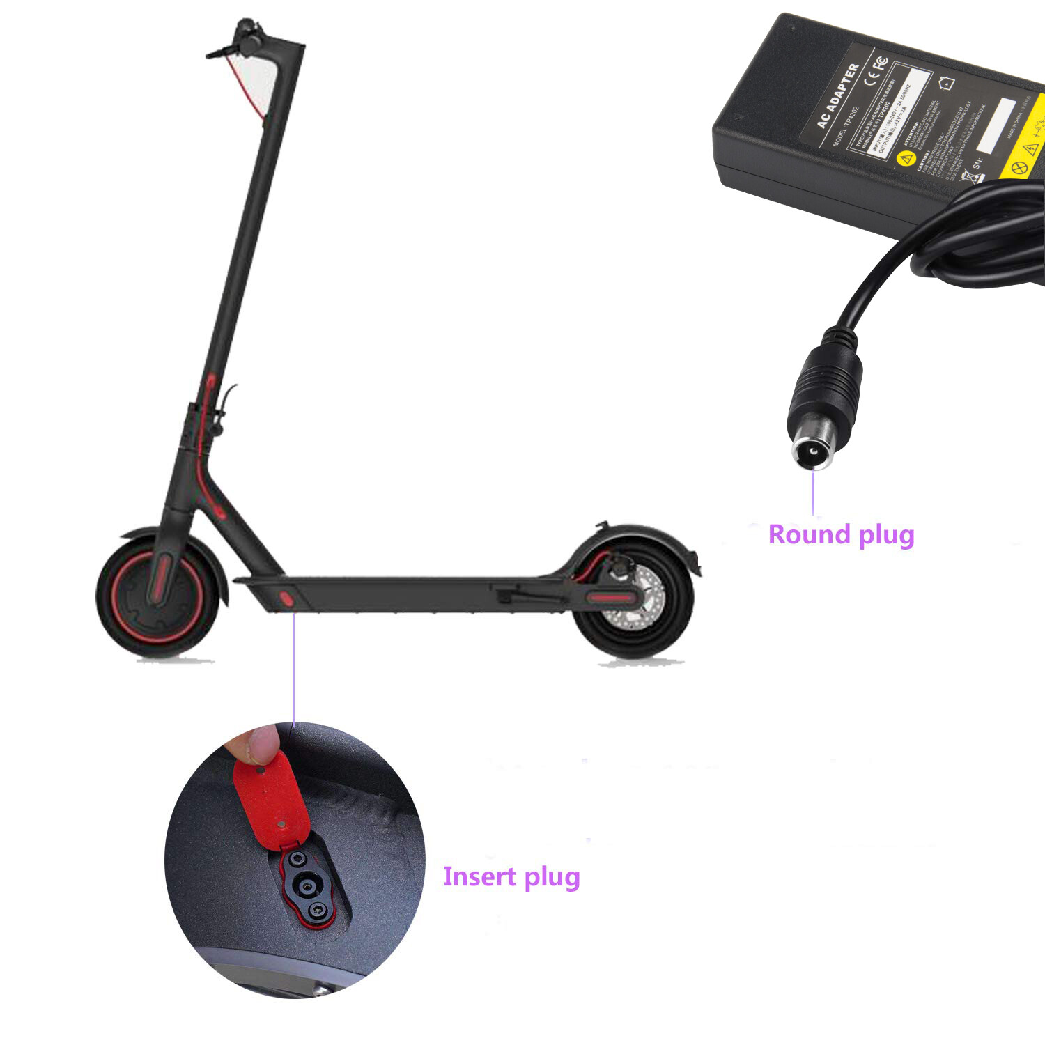 Bird Lime Scooter Charger Xiaomi Mijia M365 Ninebot 42V For ES1 ES2 WS4 ...