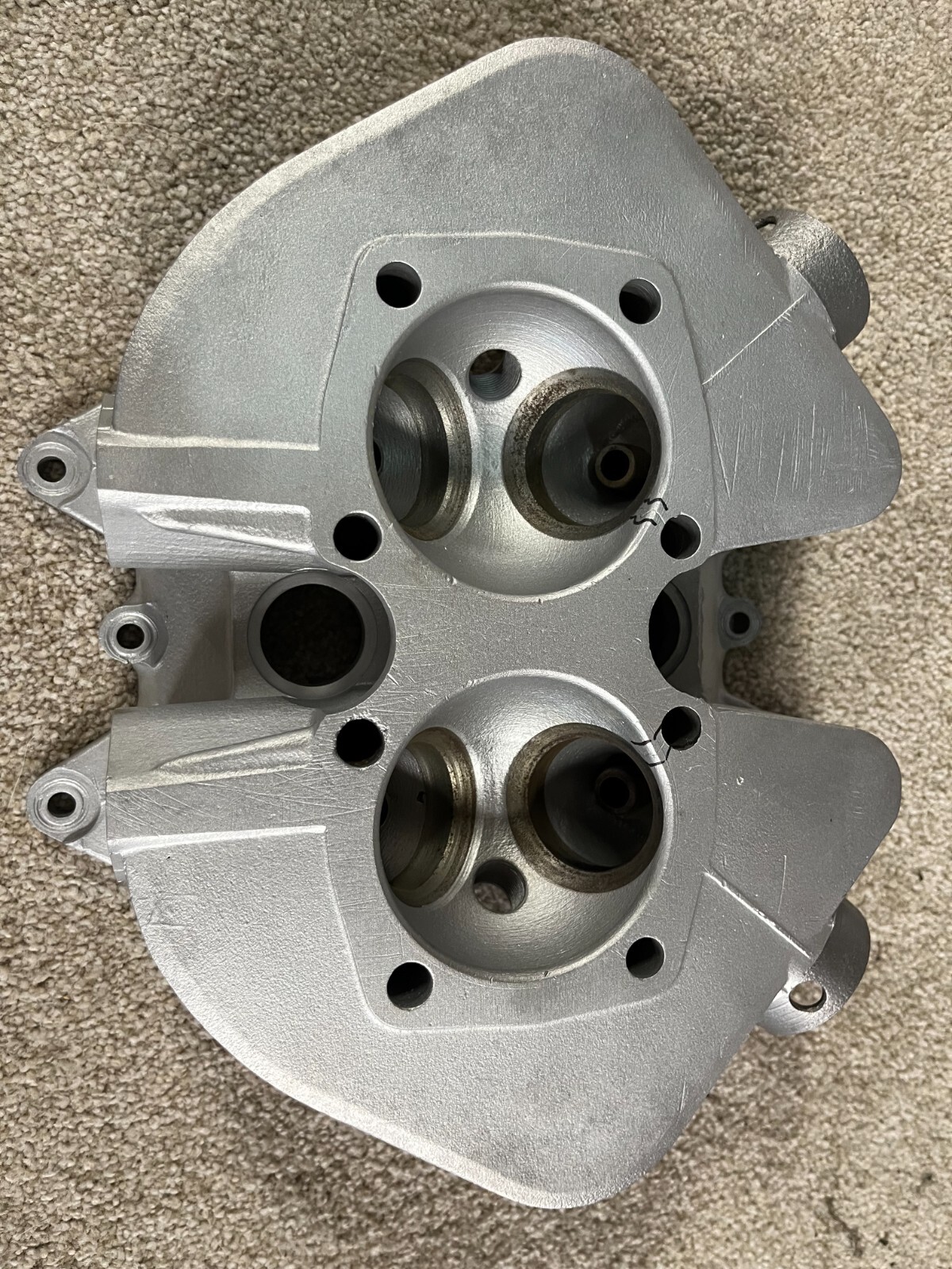 Pre Unit Triumph Alloy Cylinder Head E3548 | eBay