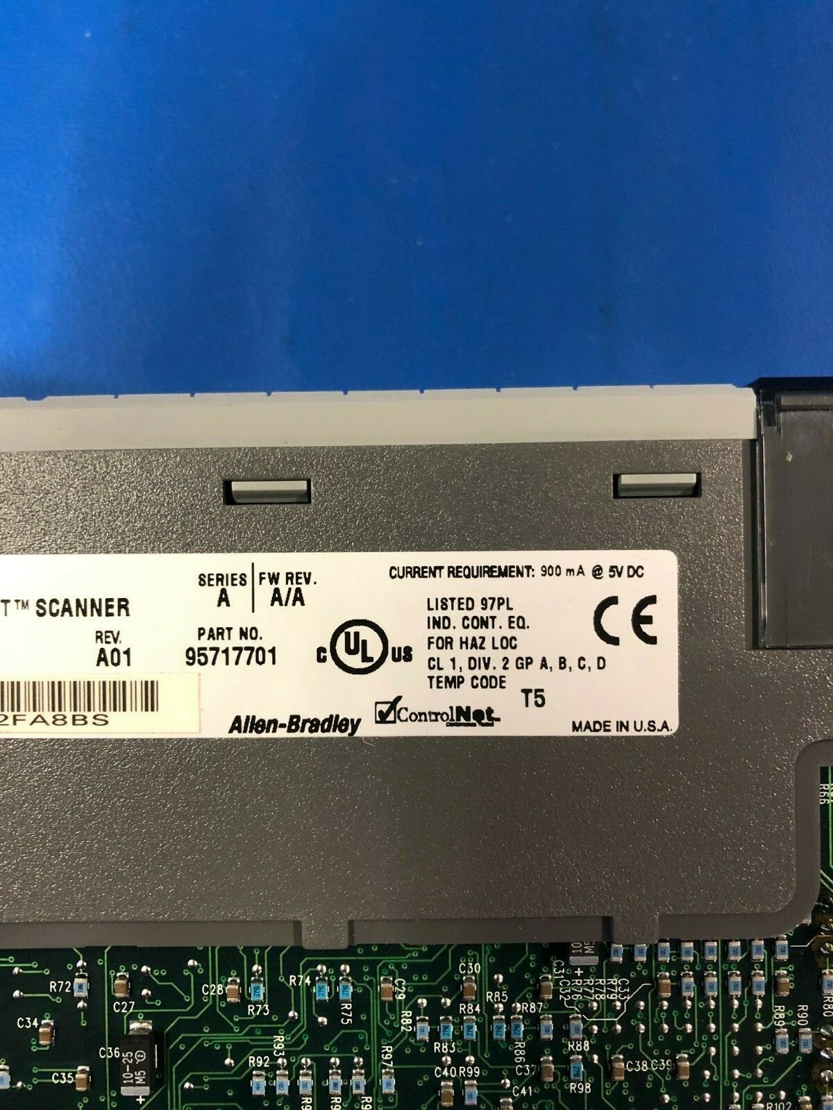 Allen-Bradley SLC 500 1747-SCNR/A Series A ControlNet Scanner | eBay