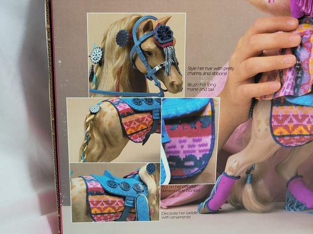 1989 Western Fun Barbie Sun Runner Horse by Mattel 9961 NRFB for sale ...