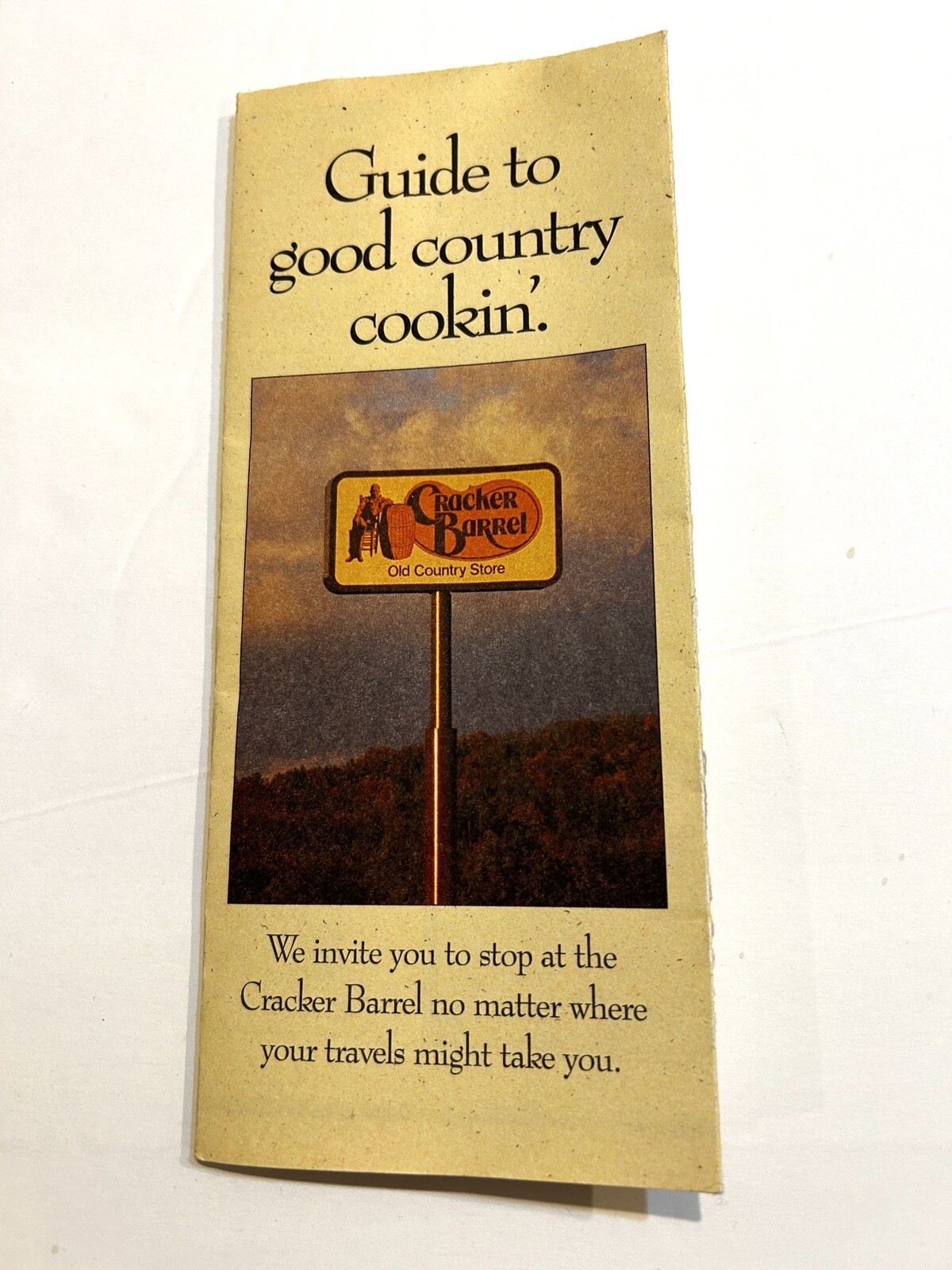 Cracker Barrel Old Country Fold Out Store Locator & Map Brochure | eBay