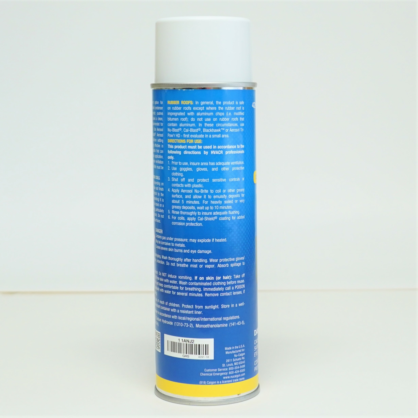 4291-18 Nu-Calgon Nu-Brite Condenser Air Conditioner Coil Cleaner 18 OZ ...