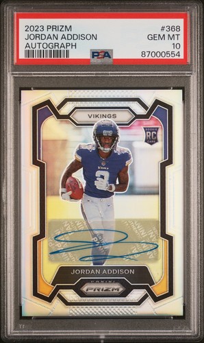 2023 Panini Prizm #368 Jordan Addison Autograph (PSA 10) | eBay