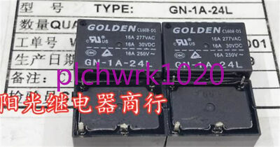 5PCS NEW GOLDEN Relay 4 pin 16A GN-1A-24L 24VDC | eBay