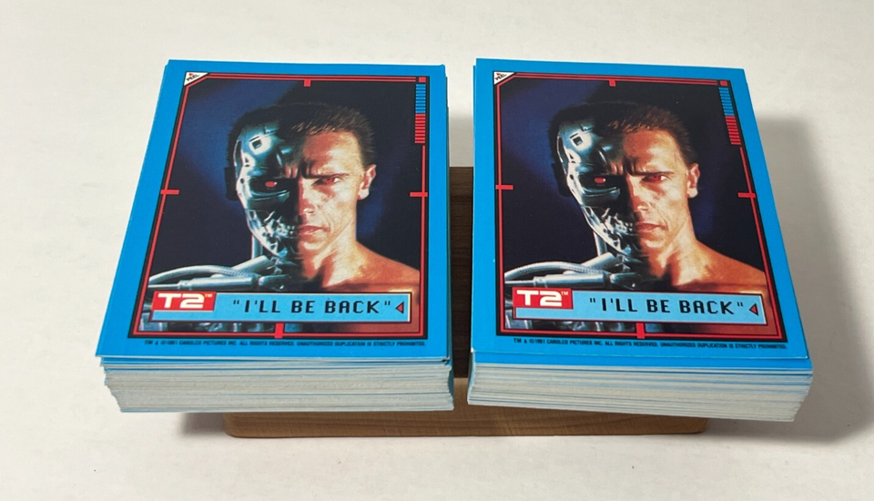1991 T2 Impel Terminator 2 Judgement Day Movie Cards Sealed Box + Set ...