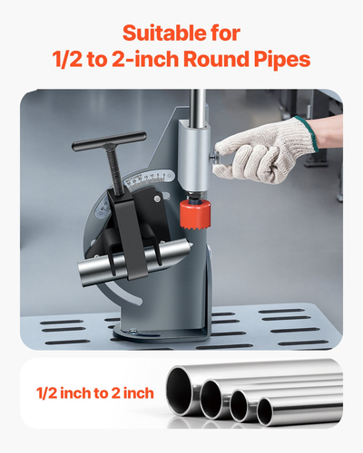 Pipe Notcher 1/2 to 2-inch Tubing Notcher with 0 to 60° Adjustable ...