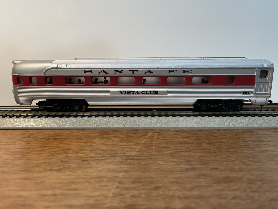 Tyco Santa Fe Streamliner Combine and Observation Cars HO Scale | eBay