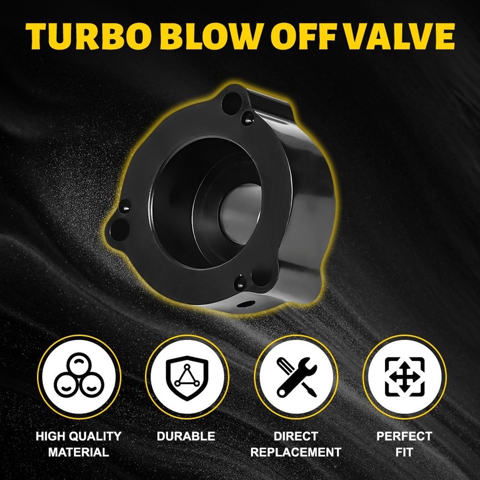 Black Blow Valve Off BOV Spacer For Audi A3 A4 S3 SEAT Skoda Octavia ...