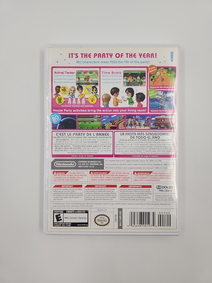 Wii Party Nintendo Wii Complete CIB 45496901974| eBay